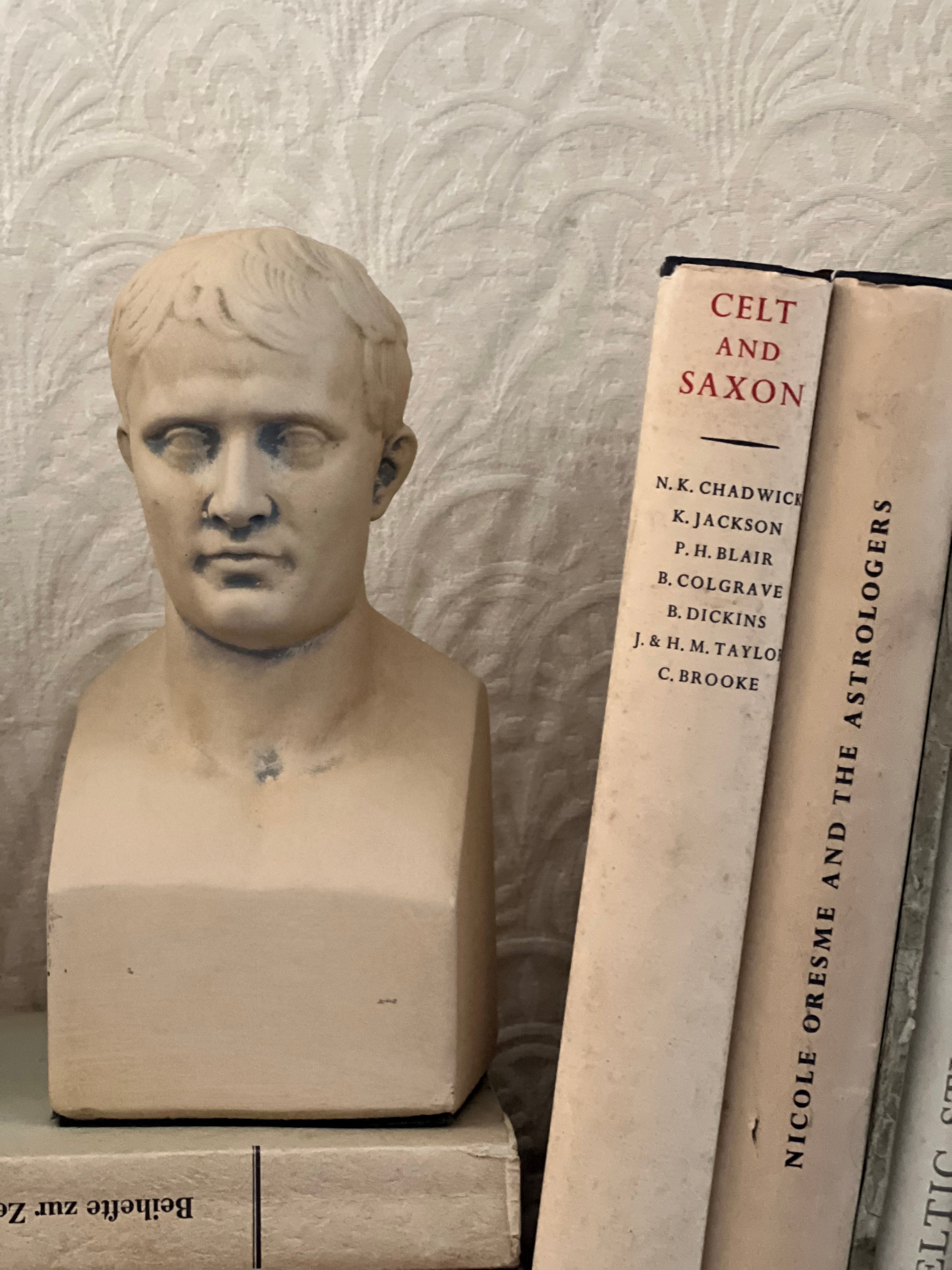 Beige Stone bust | Paige Kontrafouris Interiors